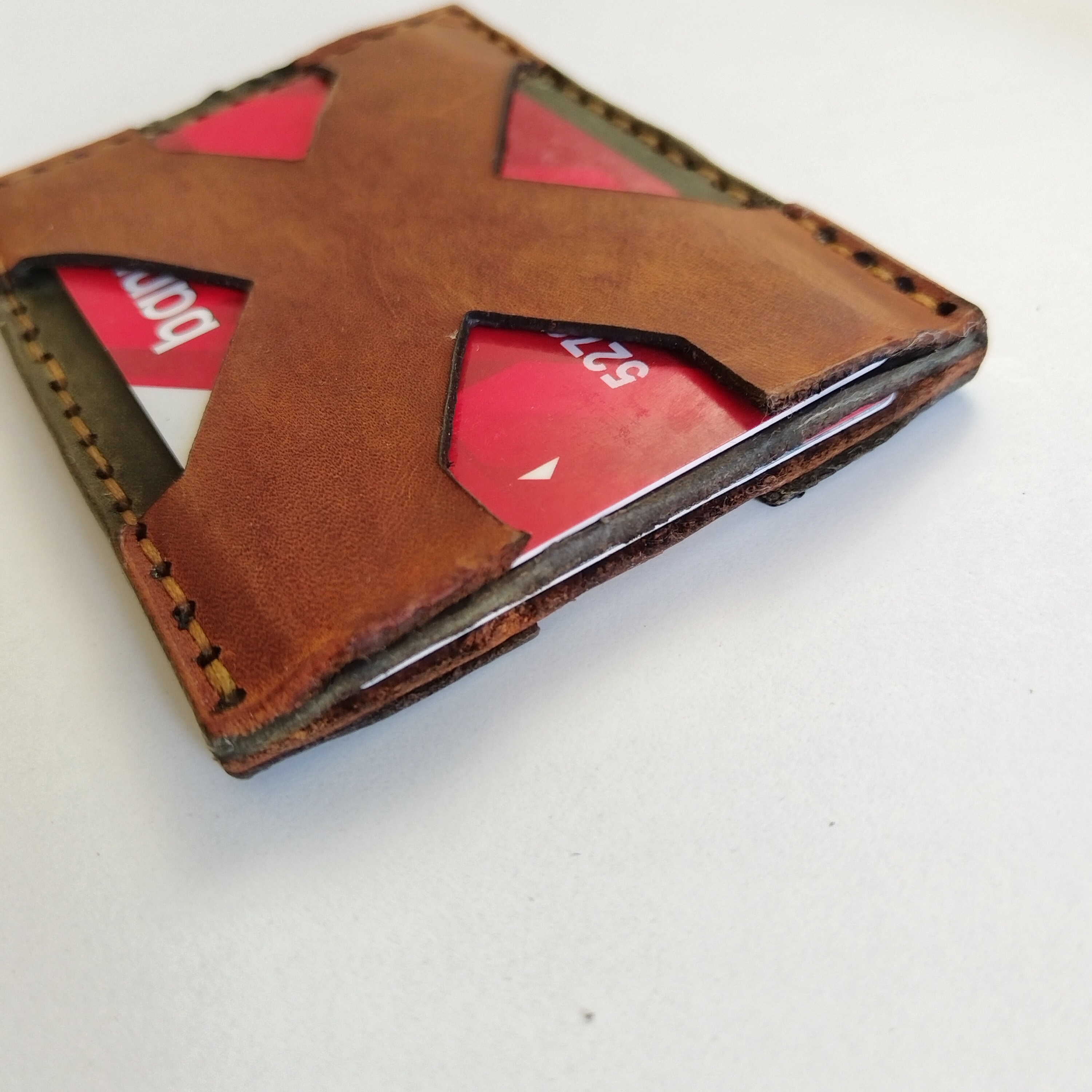 Handmade Leather Card Holder Pattern - Etsy
