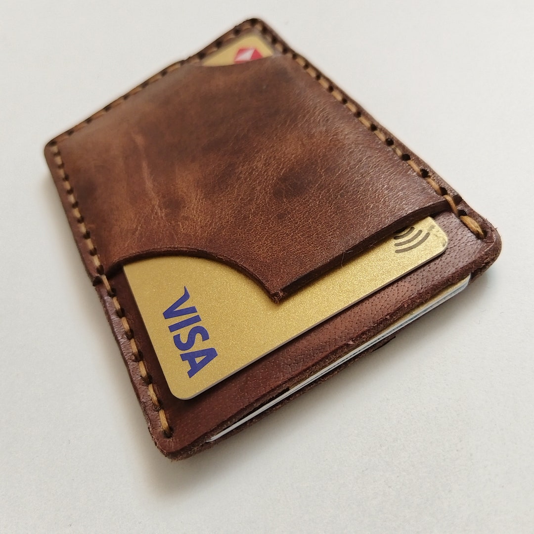 Leather Card Holder Pattern, Leather Card Holder Pdf, Card Holder ...