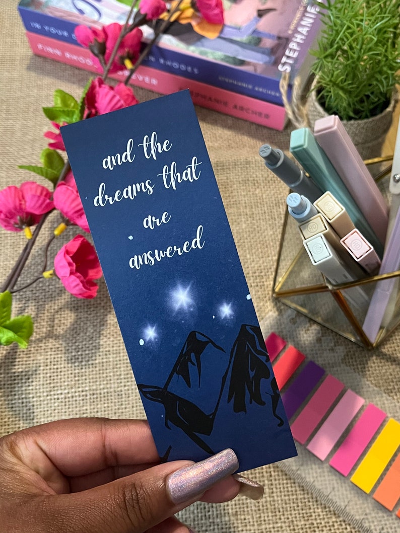 ACOTAR Bookmark to the Stars Who Listen SJM Double Sided Bookmark ...