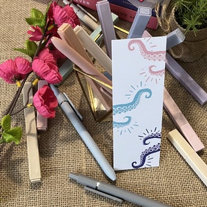Tentacle Bookmark | Monster Romance | Double Sided Bookmark ...