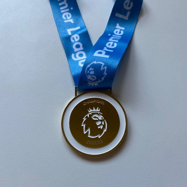 Premier League Medal - Etsy UK