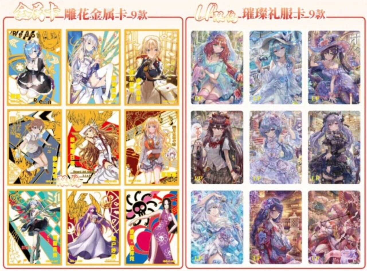 Box Carte Goddess Story 10m04 Waifu Anime Girl Card Goddess Etsy