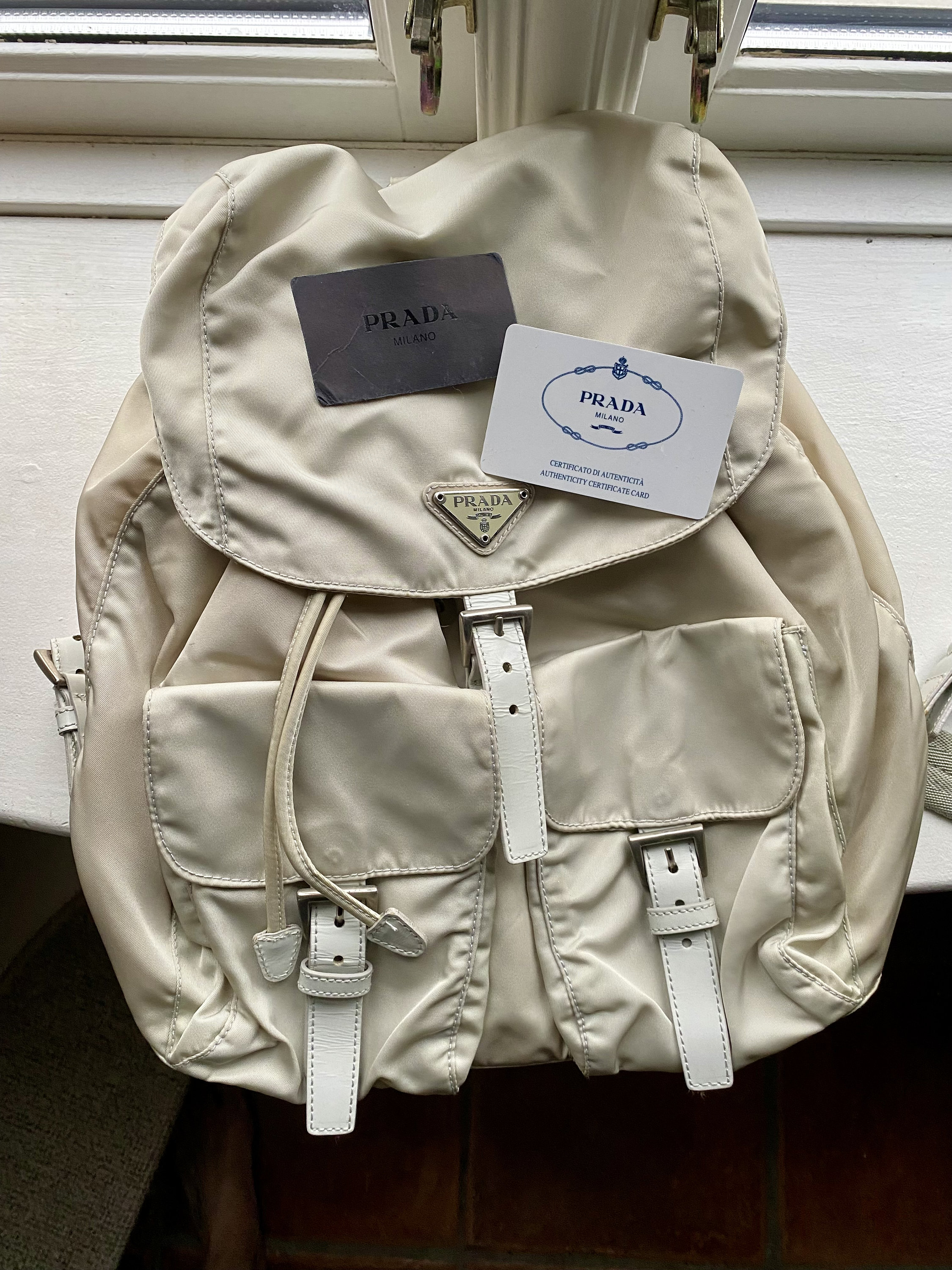 Authentic Vintage Prada Backpack - Etsy