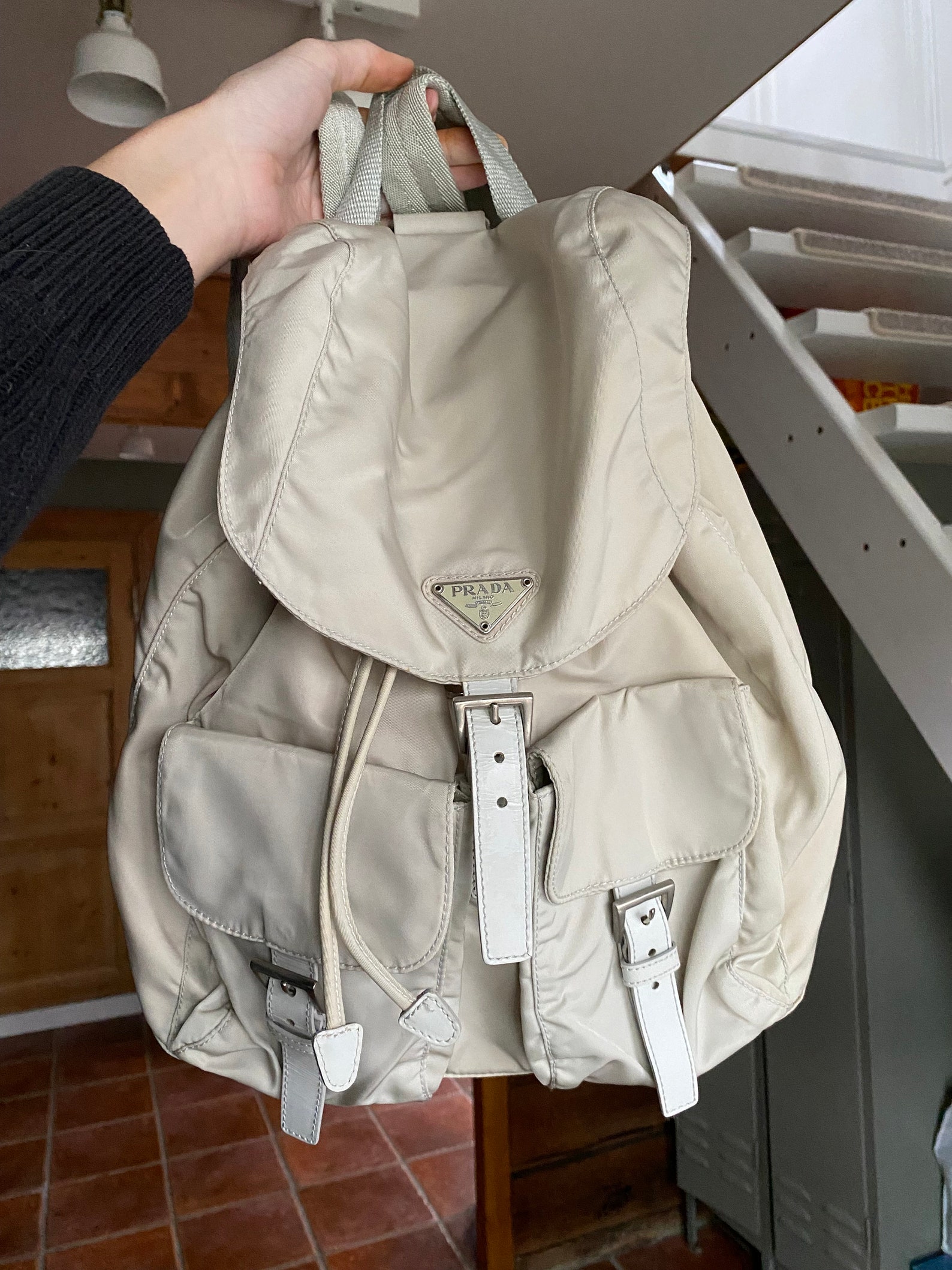 Authentic Vintage Prada Backpack - Etsy