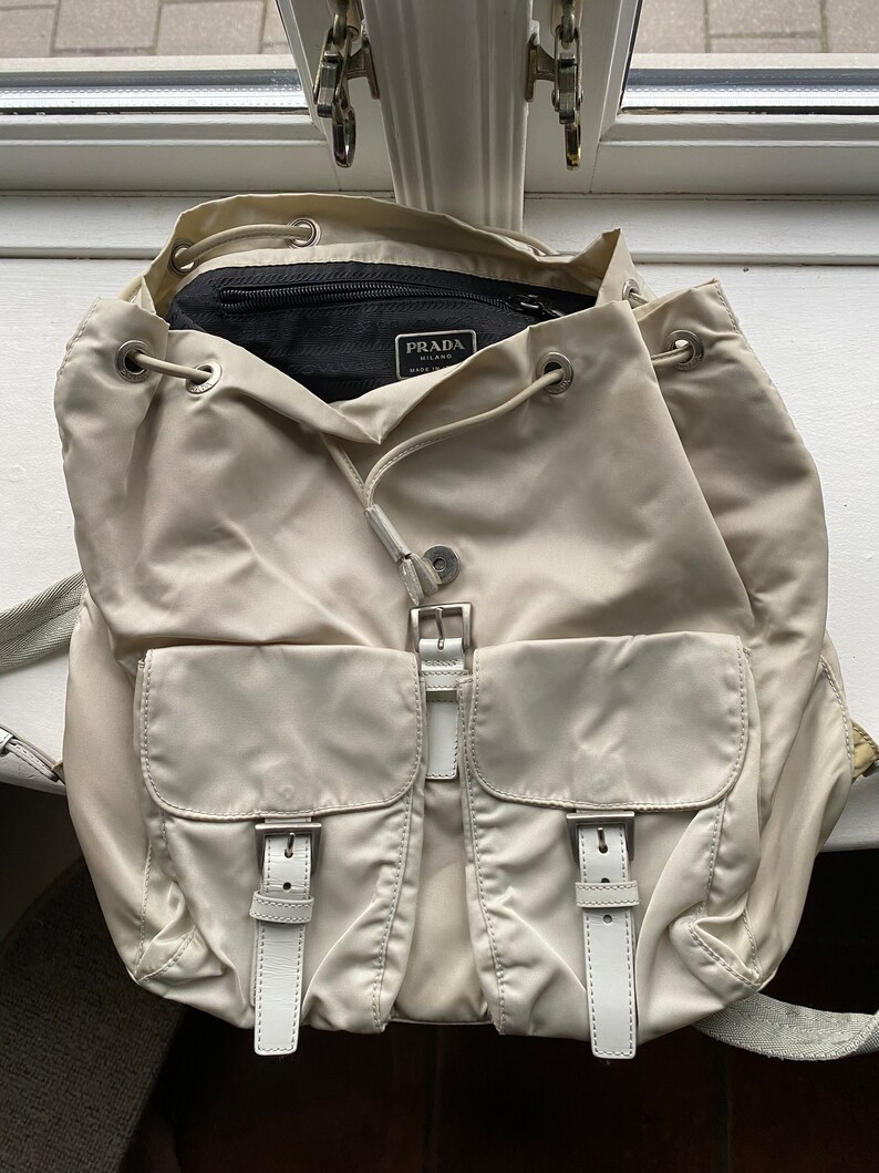 Authentic Vintage Prada Backpack - Etsy