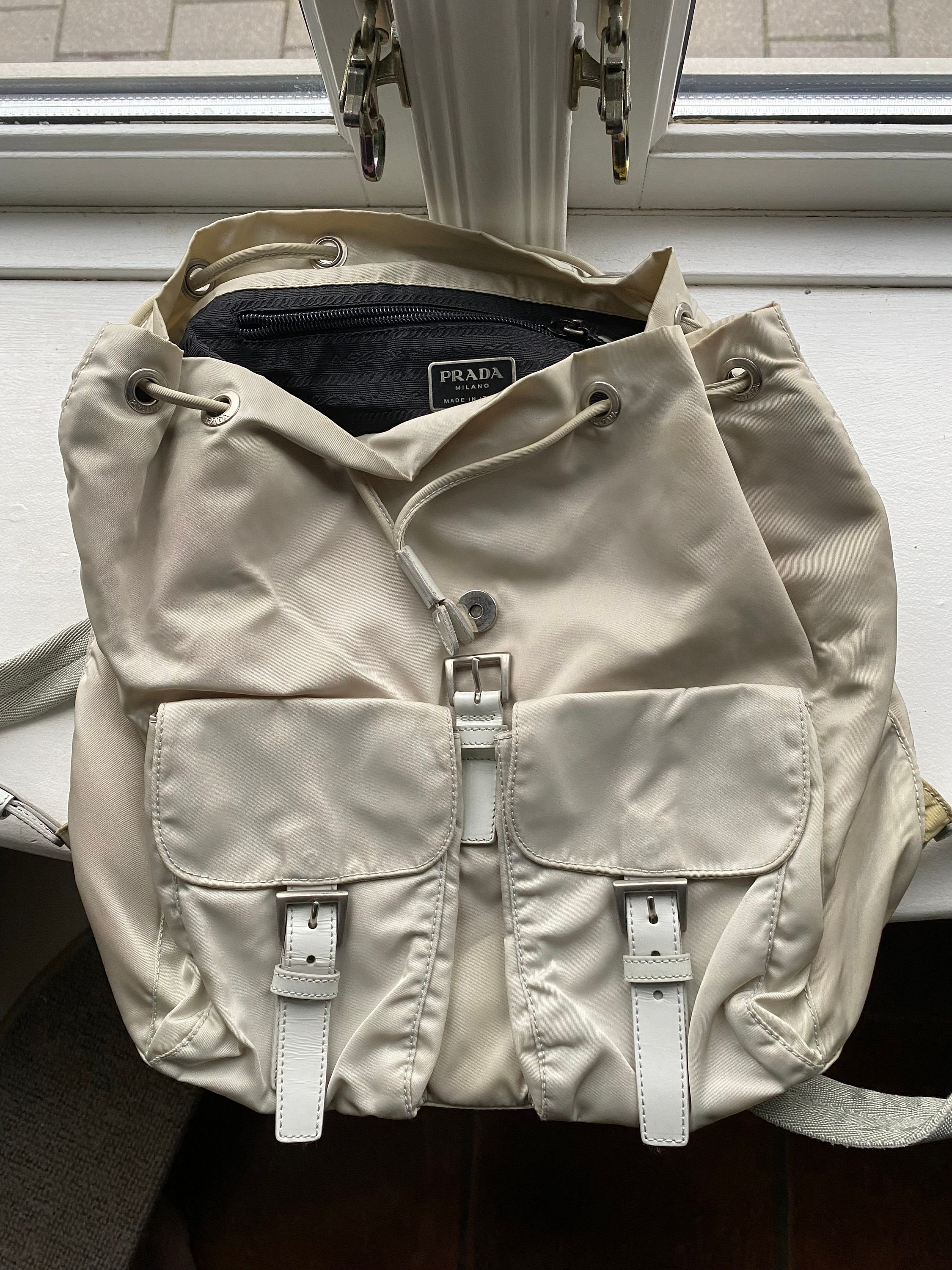Authentic Vintage Prada Backpack - Etsy