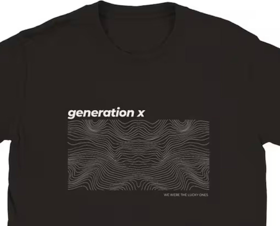 Generation X - We Were the Lucky Ones T-shirt | Gen-x Clothing | Unisex ...