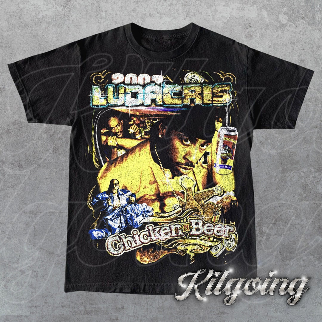 Limited Ludacris Chicken and Beer Vintage 90s T-shirt, Gift for Woman ...