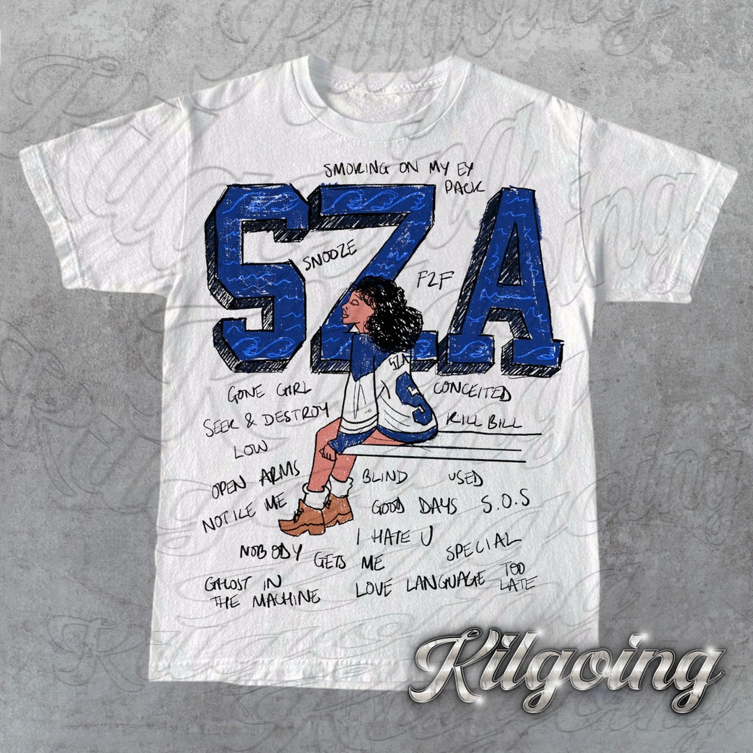 Limited SZA SOS Album T-shirt, SZA T-shirt, Gift for Woman and Man ...