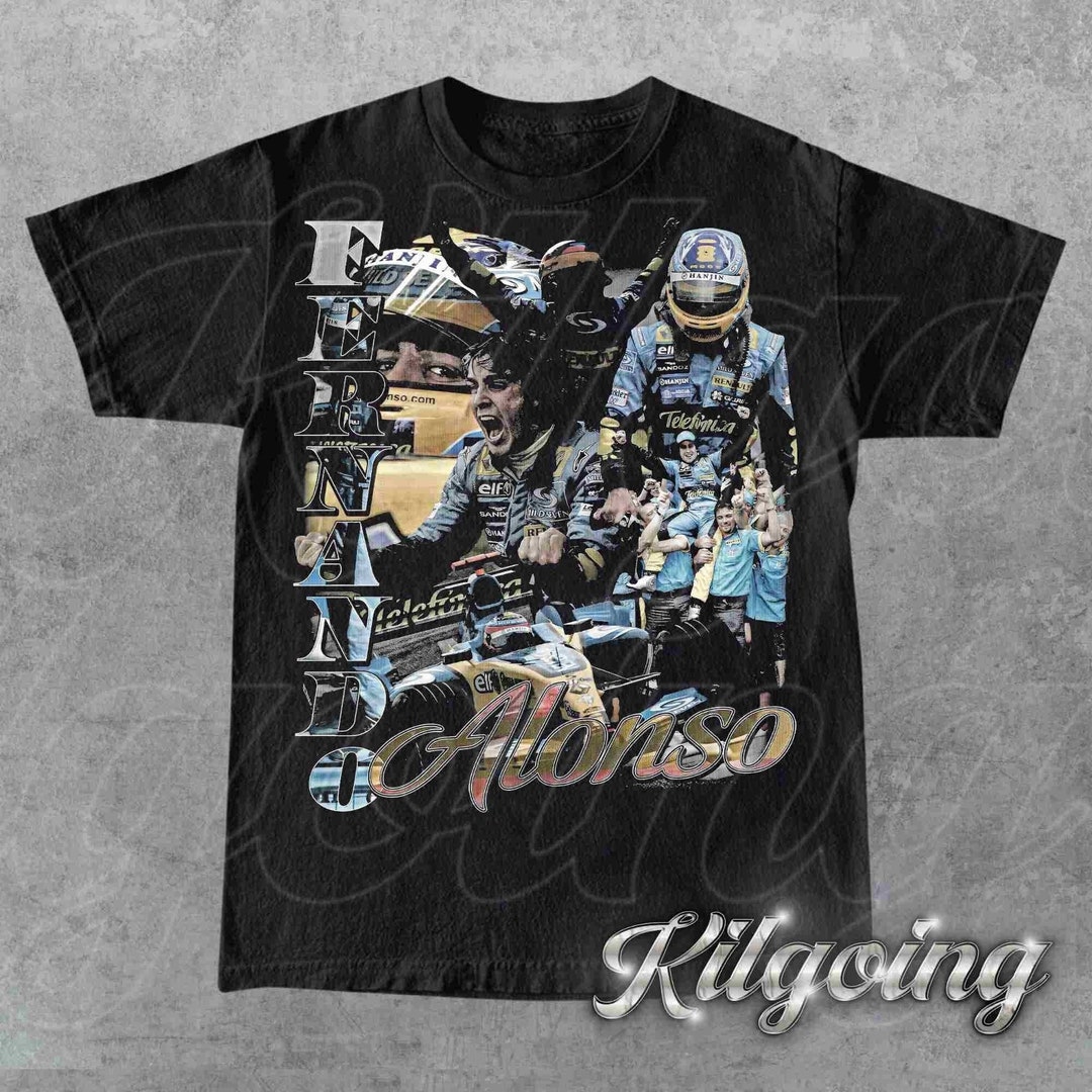 Limited Fernando Alonso Vintage 90s T-shirt, Gift for Woman and Man ...