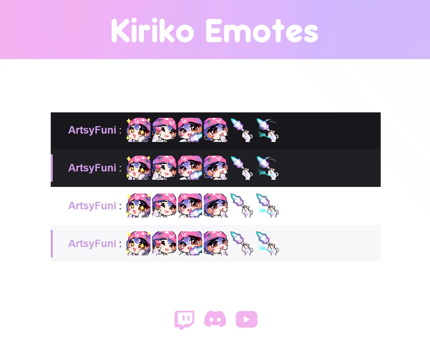 Overwatch 2 X Le Sserafim: Kiriko 5 Emotes | GIF Kawaii, Cute, OW2 ...
