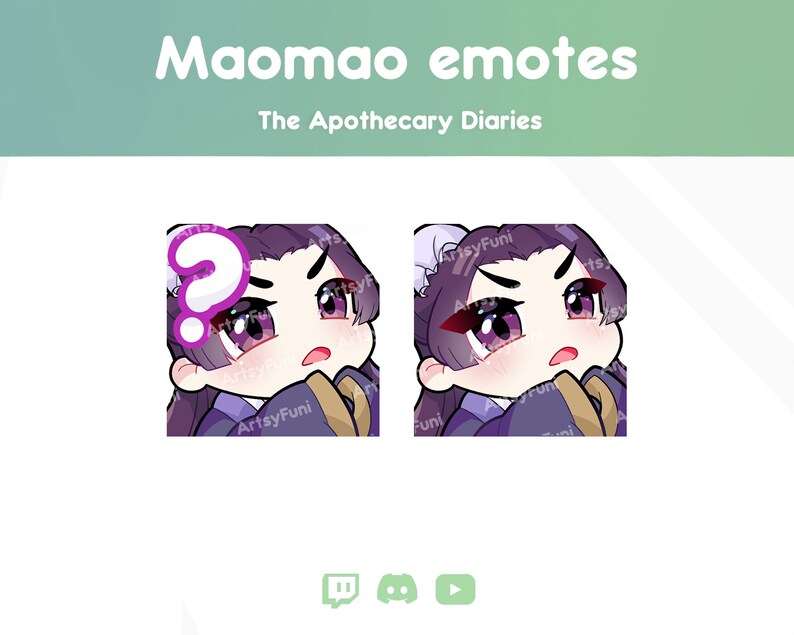 Momao and Jinshi Emotes GIF Kawaii, Cute, Anime, Chibi Emotes for ...