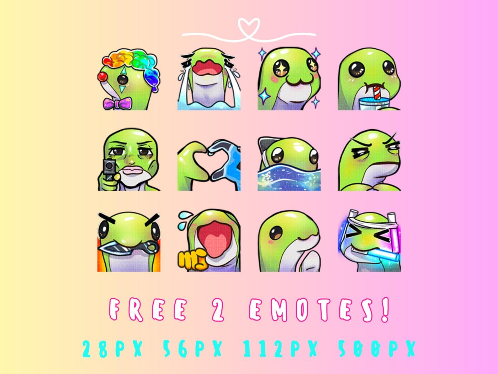 Nessie From Apex Legends Emote Pack - Twitch Emotes - Discord Stickers ...