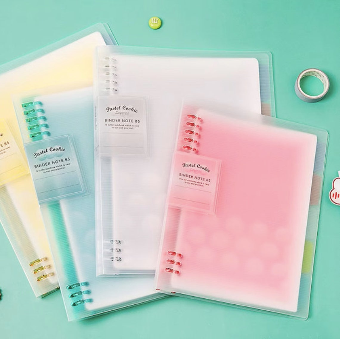 KOKUYO Campus Spiral Ring Notebook 8 Holes Binder A5 Notebook Daily ...