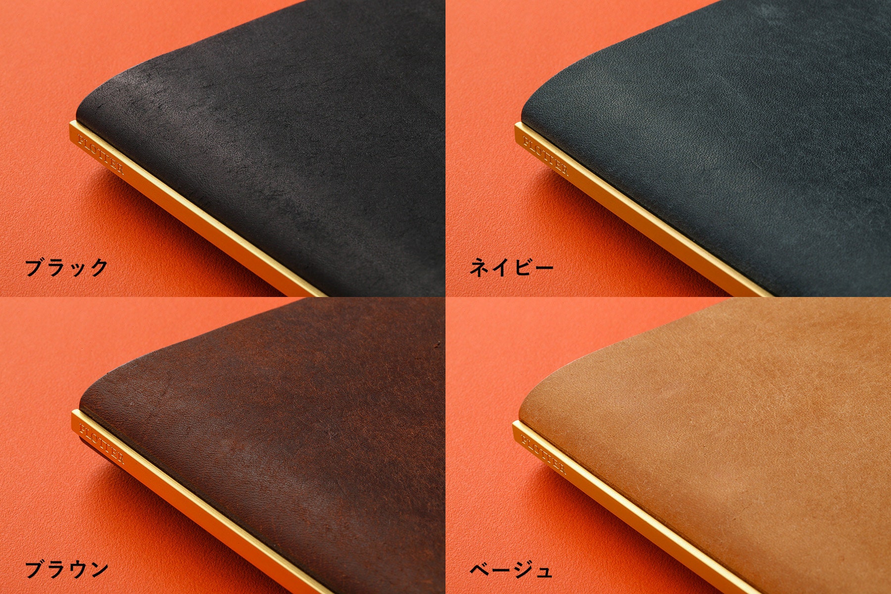 Japan Plotter Pueblo Handmade 6-ring Italian Tanning Leather Notebook ...