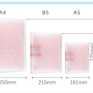 KOKUYO Campus Spiral Ring Notebook 8 Holes Binder A5 Notebook Daily ...