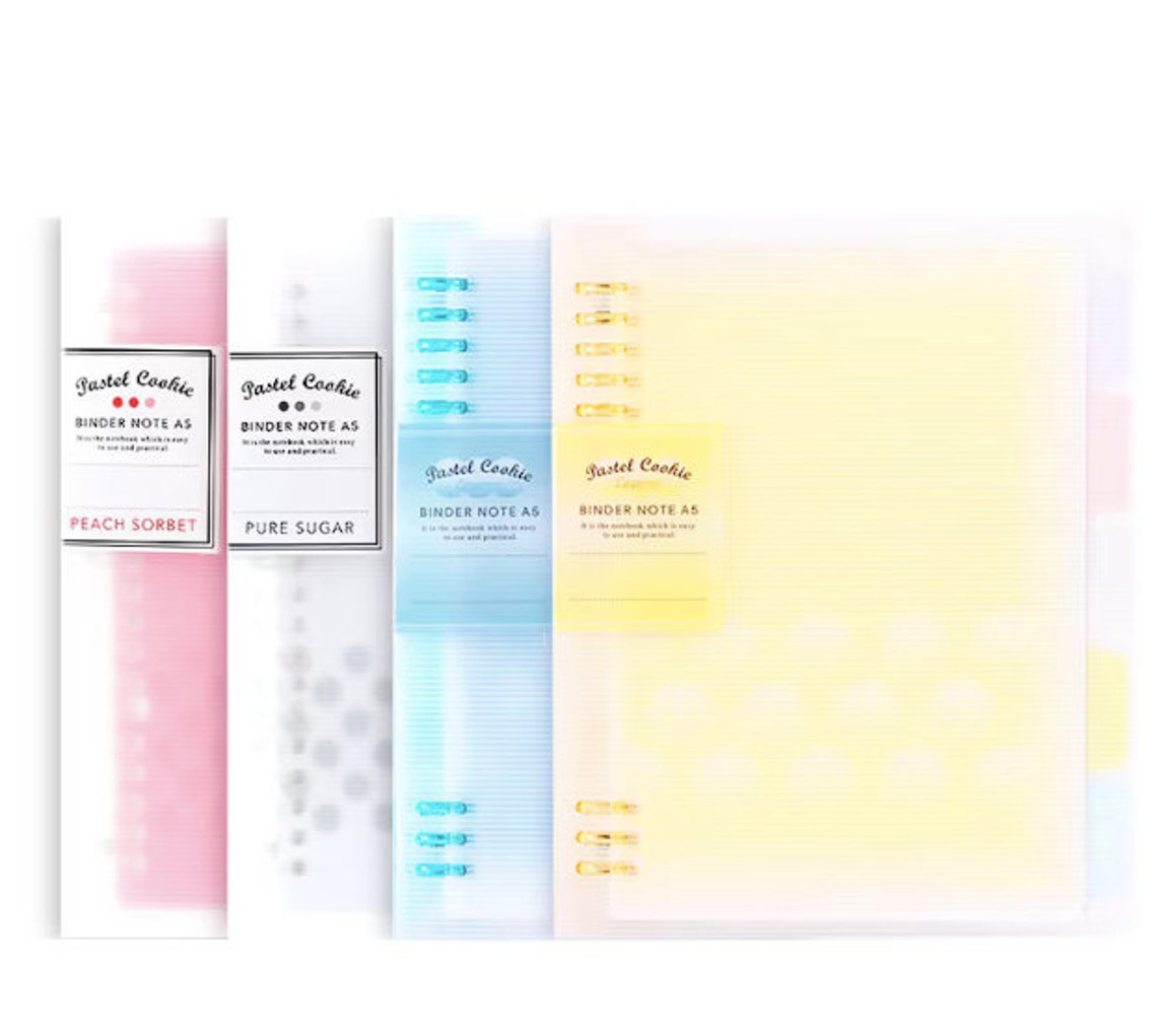 KOKUYO Campus Spiral Ring Notebook 8 Holes Binder A5 Notebook Daily ...