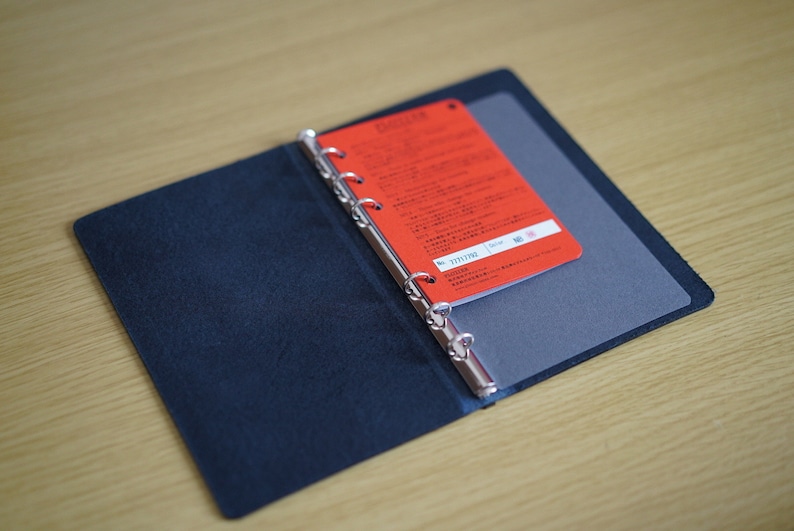 Japan Plotter Pueblo Handmade 6-ring Italian Tanning Leather Notebook ...