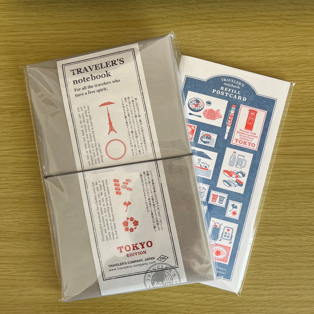 Japan TRC Travelers Notebook Limited Tokyo Edition X Travelers Company ...