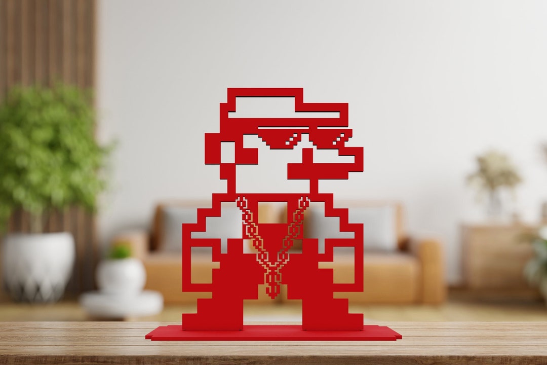 Super Mario Thug Life Style Pixel Series - Etsy