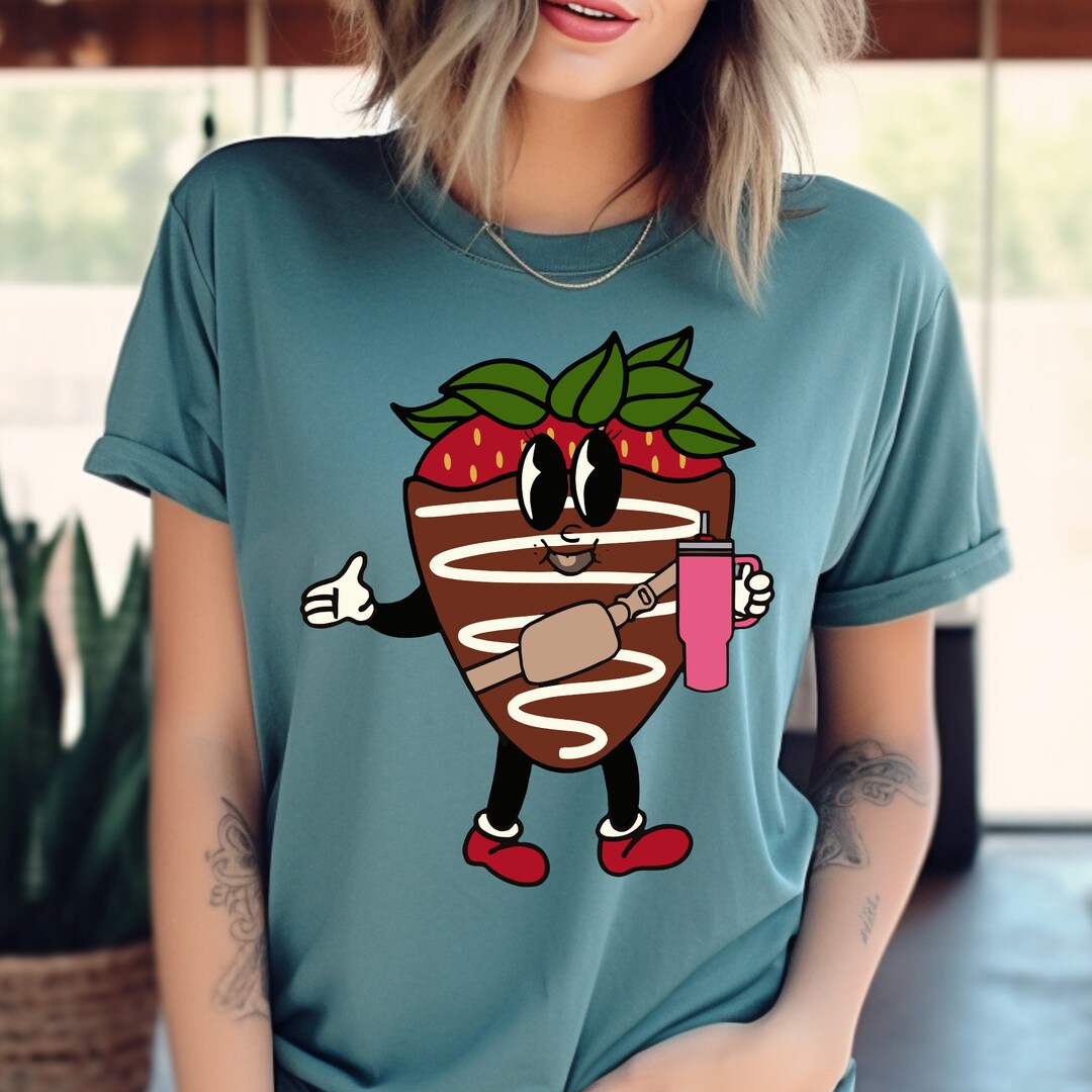 So Berry Boujee Chocolate Covered Strawberry Stanley Tumbler Inspired ...