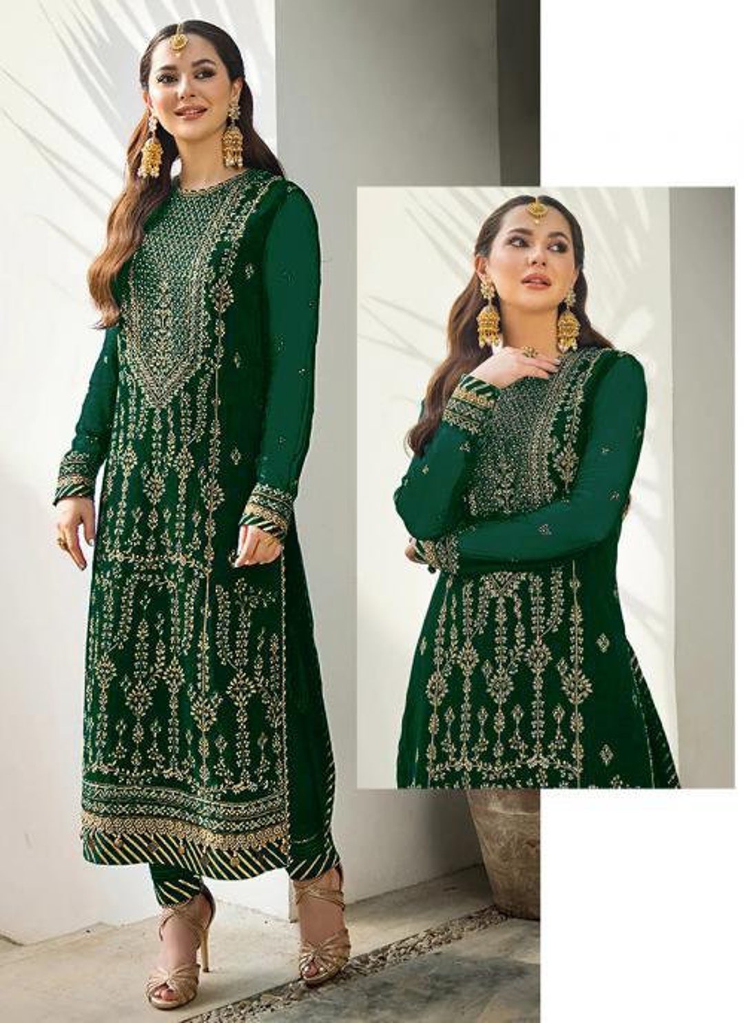 Dharmi Indian Salwar Suit Salwar Suit Pakistani Georgette Party ...