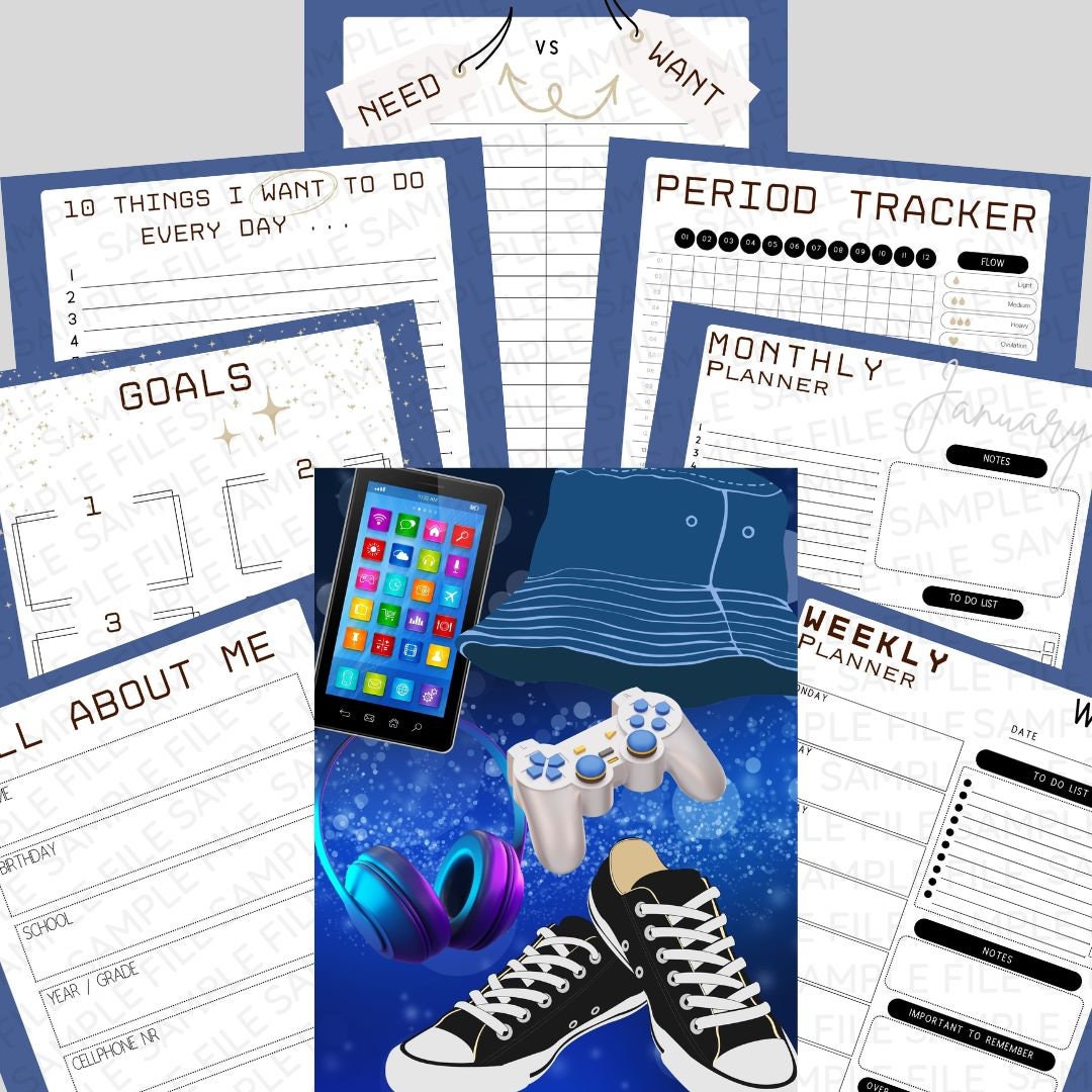 Printable TEENS Journal Teenager Journal Journal Diary Journal for ...