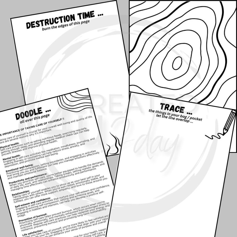 WRECK THIS JOURNAL - Printable Pdf Journal - Interactive Journal ...