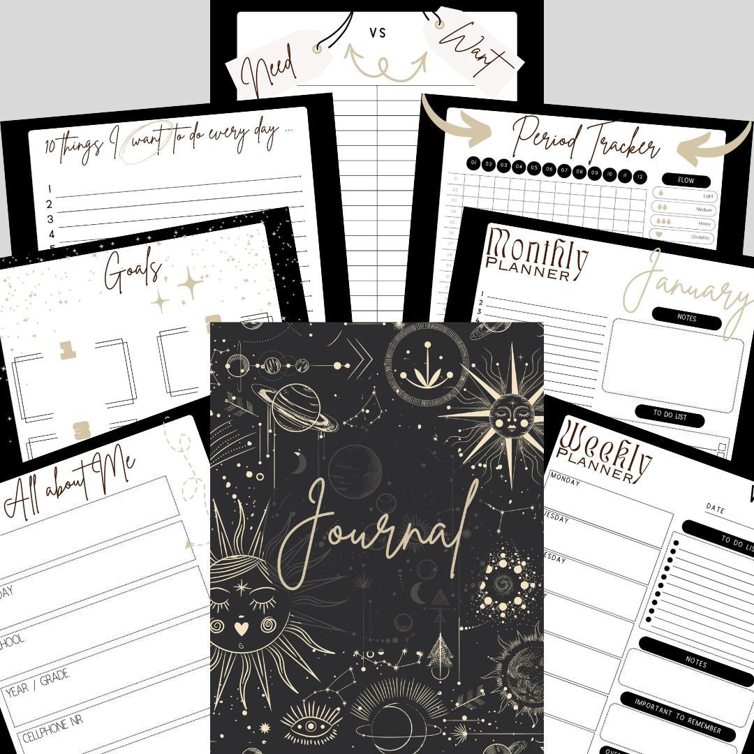 Printable TEENS Journal Teenager Journal Journal Diary Journal for ...