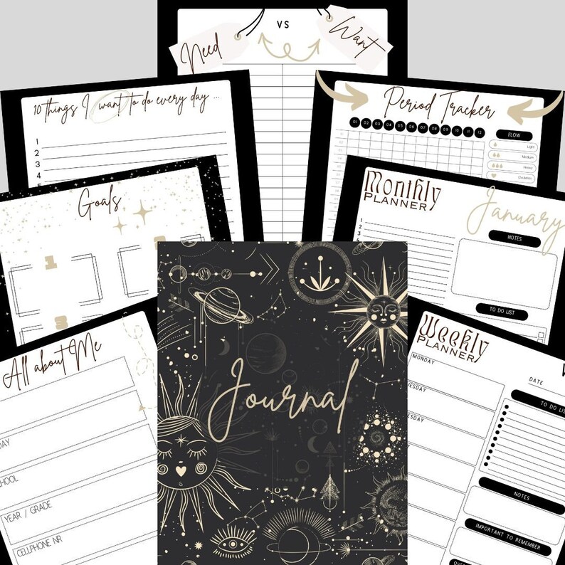 Printable TEENS Journal Teenager Journal Journal Diary Journal for ...