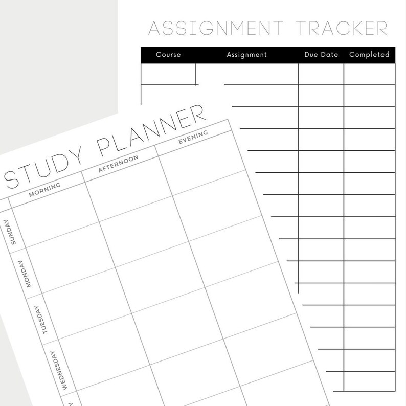 Printable SCHOOL PLANNER Student Planner Personalized Teen Planner Must ...