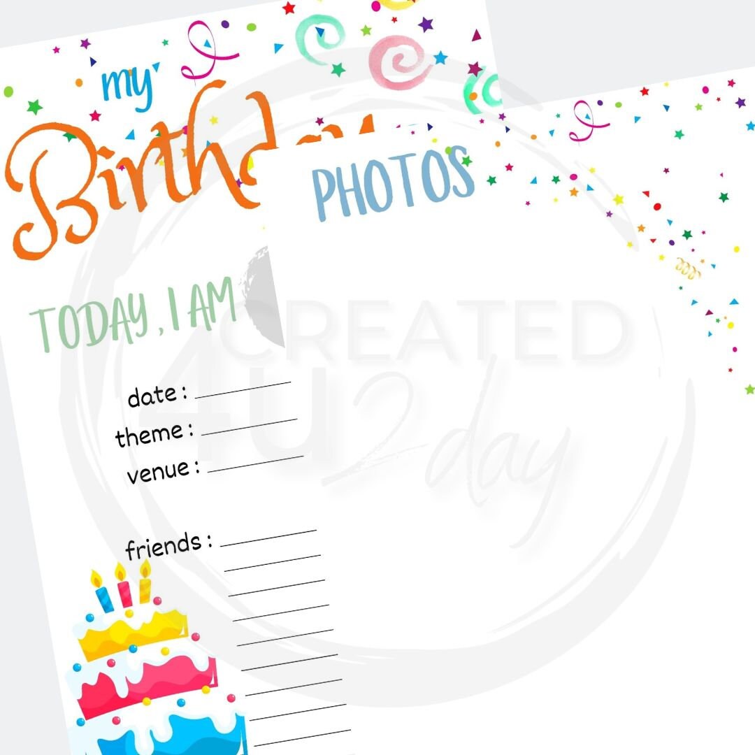 Printable PRIMARY SCHOOL Years ALBUM Gr. Rr Gr. 7 Photobook Memory Book ...
