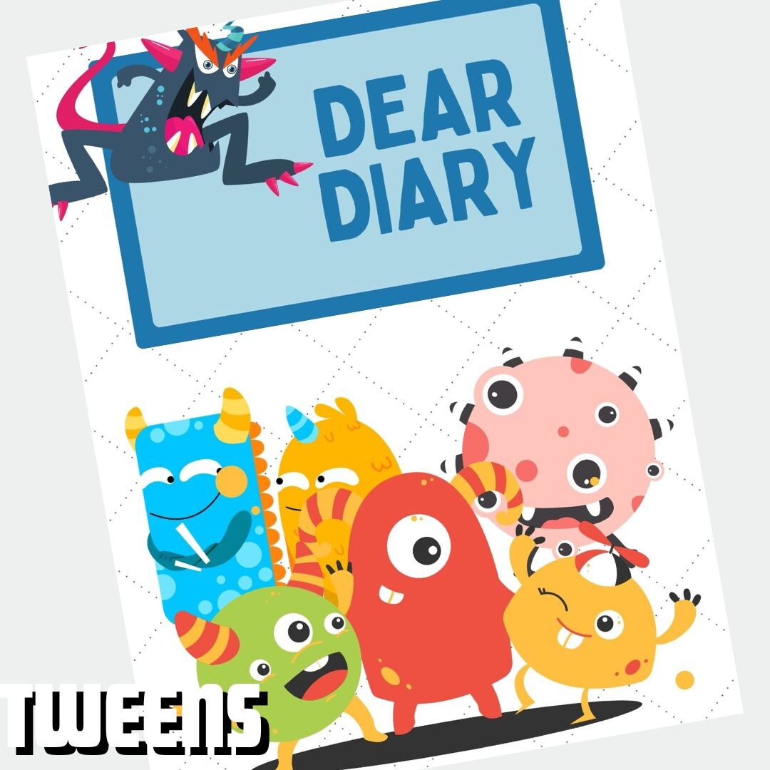 Printable TWEENS Journal Girl Journal Boy Journal Gender-neutral Journal Notebook Fun Book ...