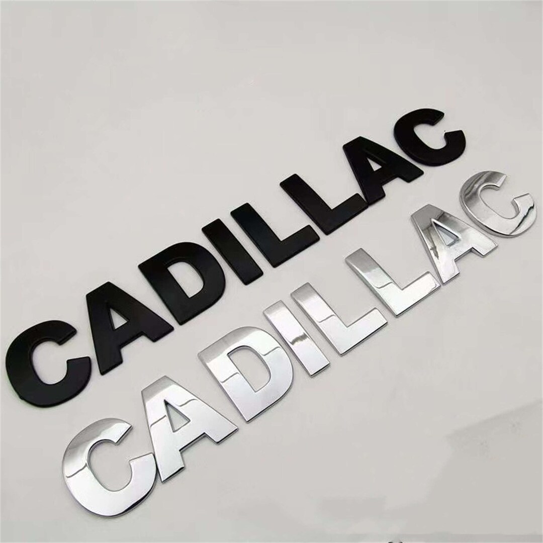 Cadillac SRX Modified Hood Emblem Sticker CADILLAC Lettering - Etsy