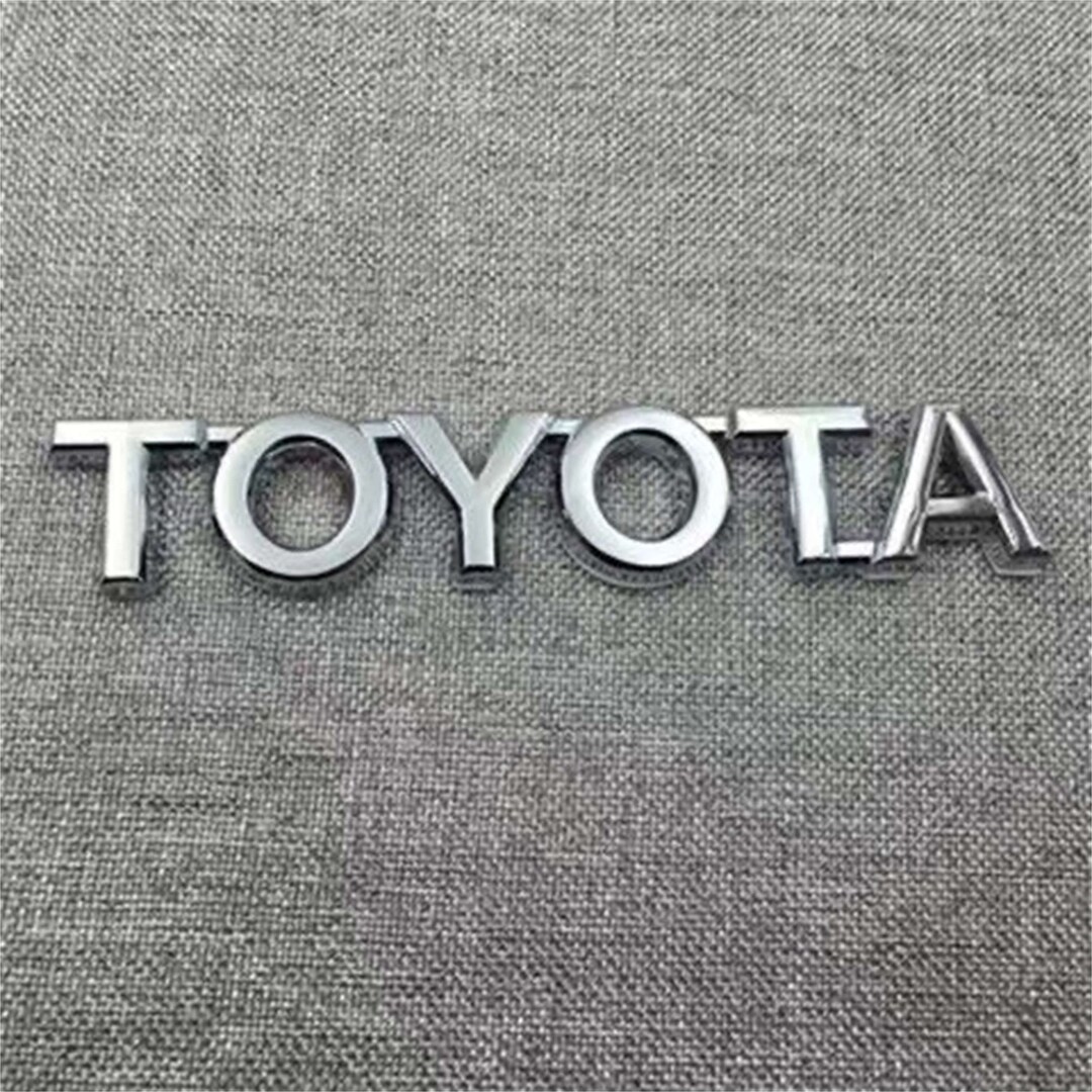 Toyota Letter Car Emblem for Toyota Models Such Vios Corolla - Etsy