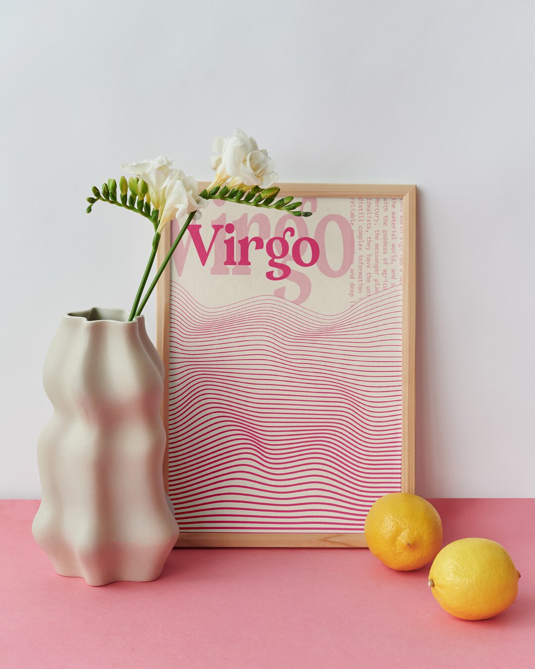 Virgo Poster Retro Poster Star Sign Poster Zodiac Poster Zodiac Art ...