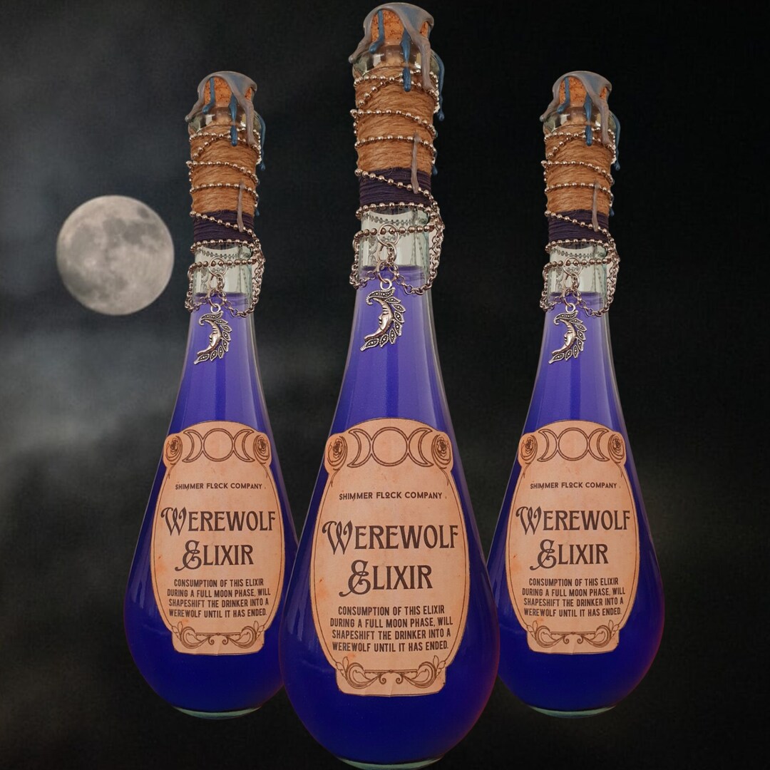 Werewolf Elixir Apothecary Collection - Etsy