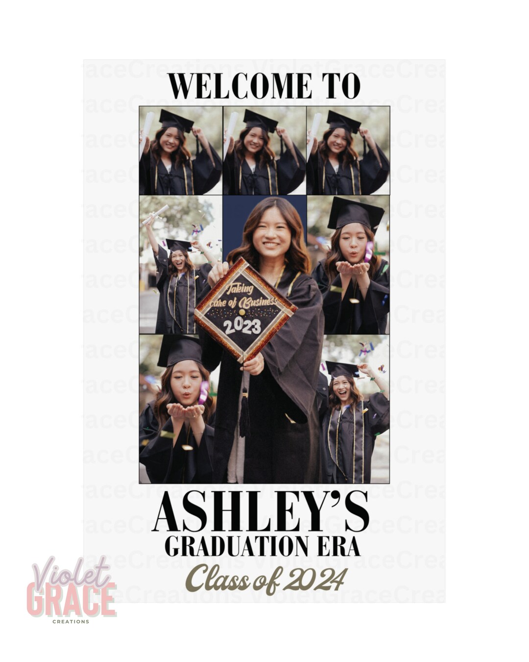 Graduation Era Customizable Welcome Poster Graduation Party Poster - Etsy