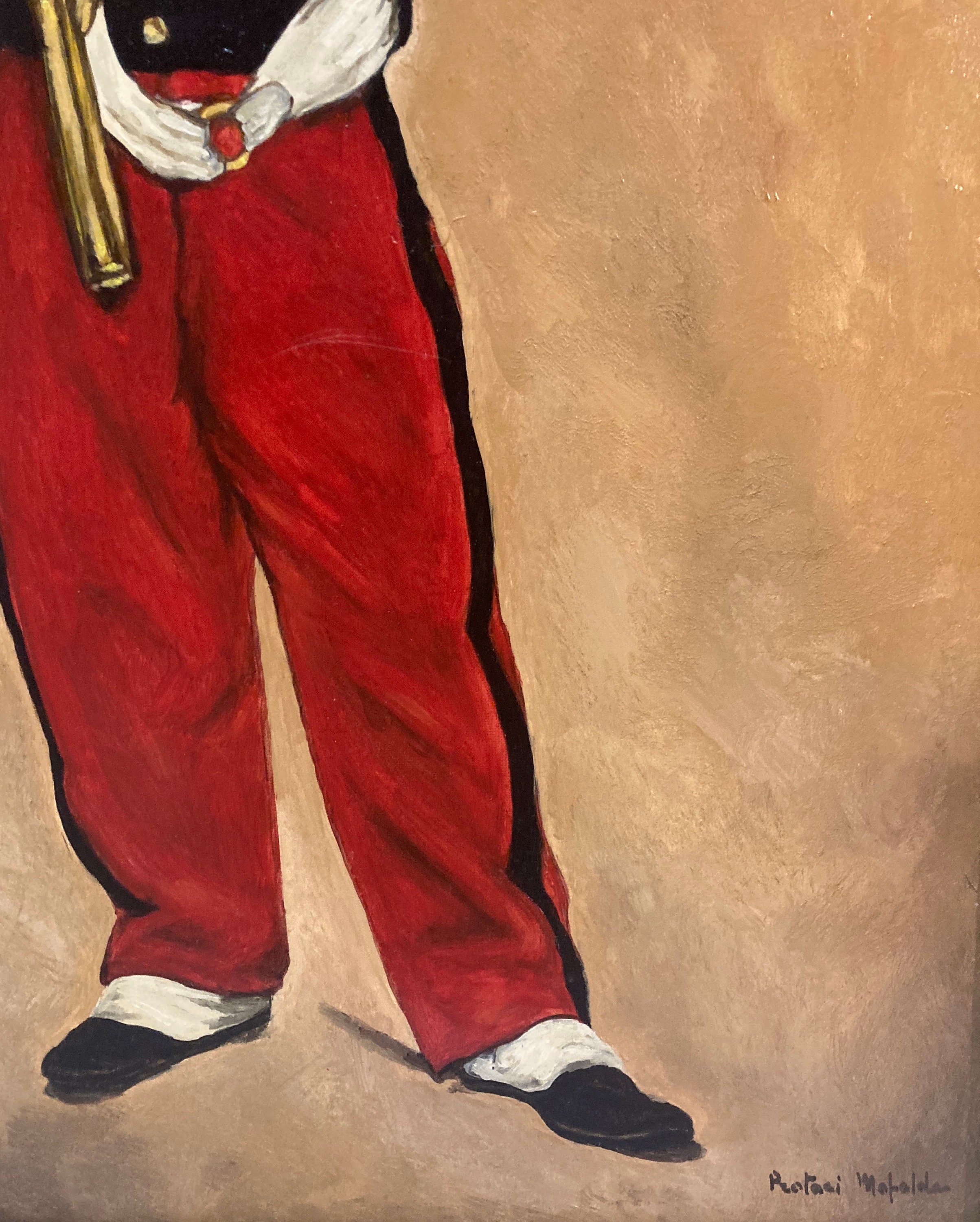 The Painting soldier by Mafalda Protasi, Oil on Canvas - Etsy