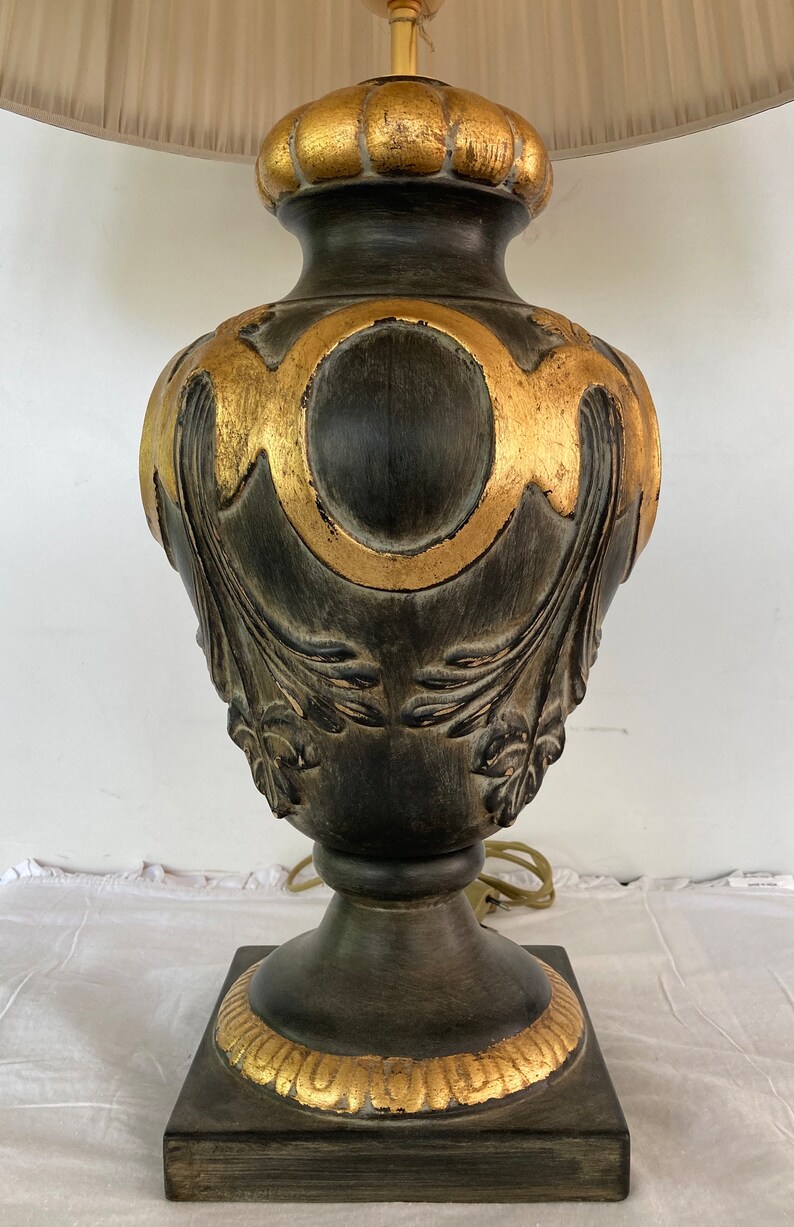 Terracotta Table Lamp With Pleated Silk Lampshade - Etsy