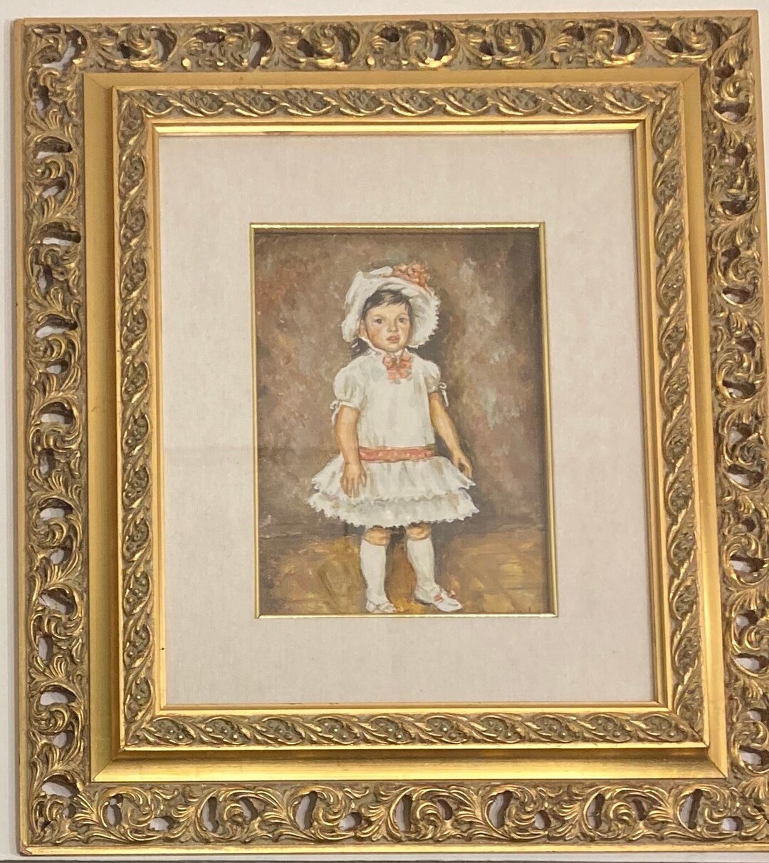 Painting laura Piccola by Mafalda Protasi, Oil on Canvas - Etsy