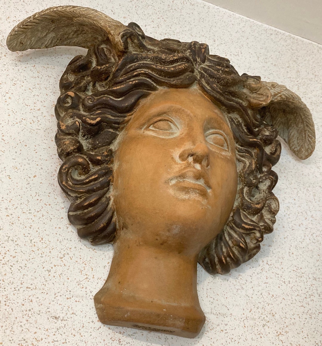 Paolo Marioni "winged Goddess" Terracotta Mask - Etsy