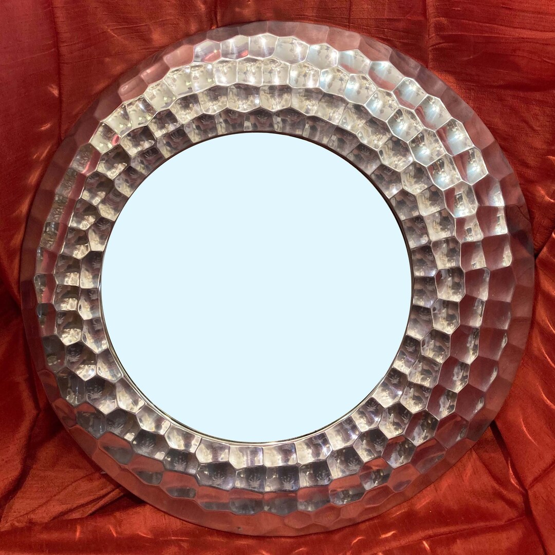 Import Round Mirror With Aluminum Frame - Etsy