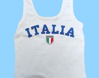 Italian Flag and Shield Junior's Ladies Tank Top AMD_ITA_01 - Etsy