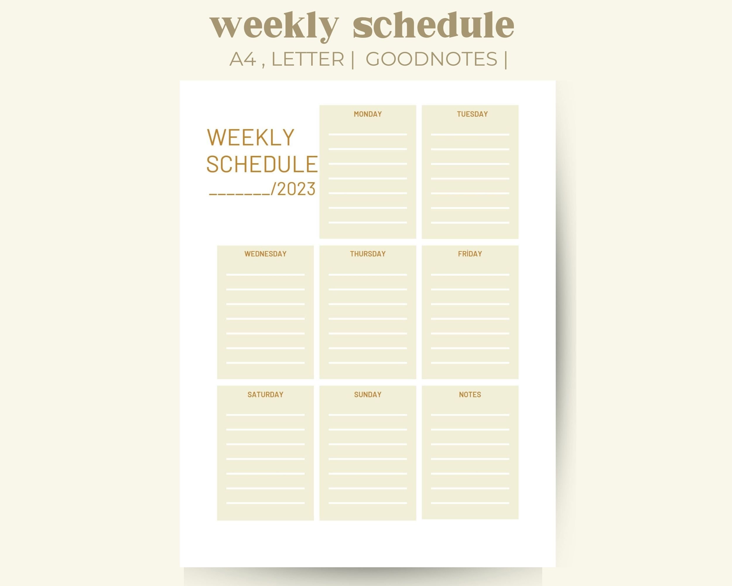Monthly Calendar, Printable Insert, Printable Planner, Printable Planer ...