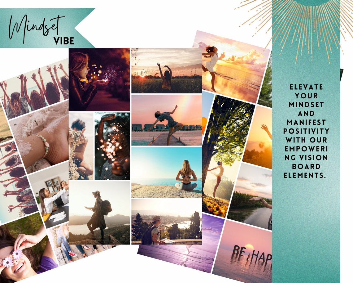Vision Board Bundle Vision Board Ideas Mood Board Vision Board Images ...