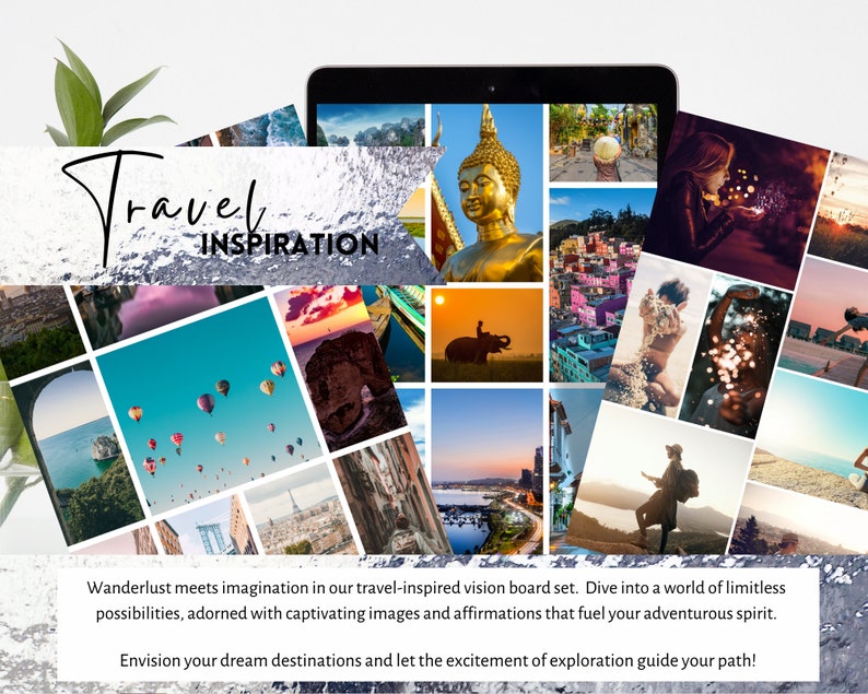 Vision Board Bundle Vision Board Ideas Mood Board Manifesting Kit ...