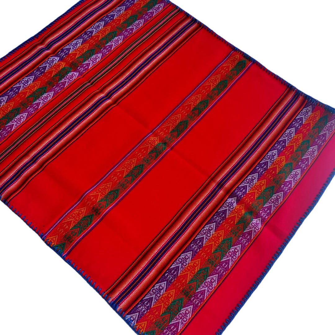 Red Shaman Mesa Cloth, Shaman Tool, Mestana Cloth, Misa Andina ...