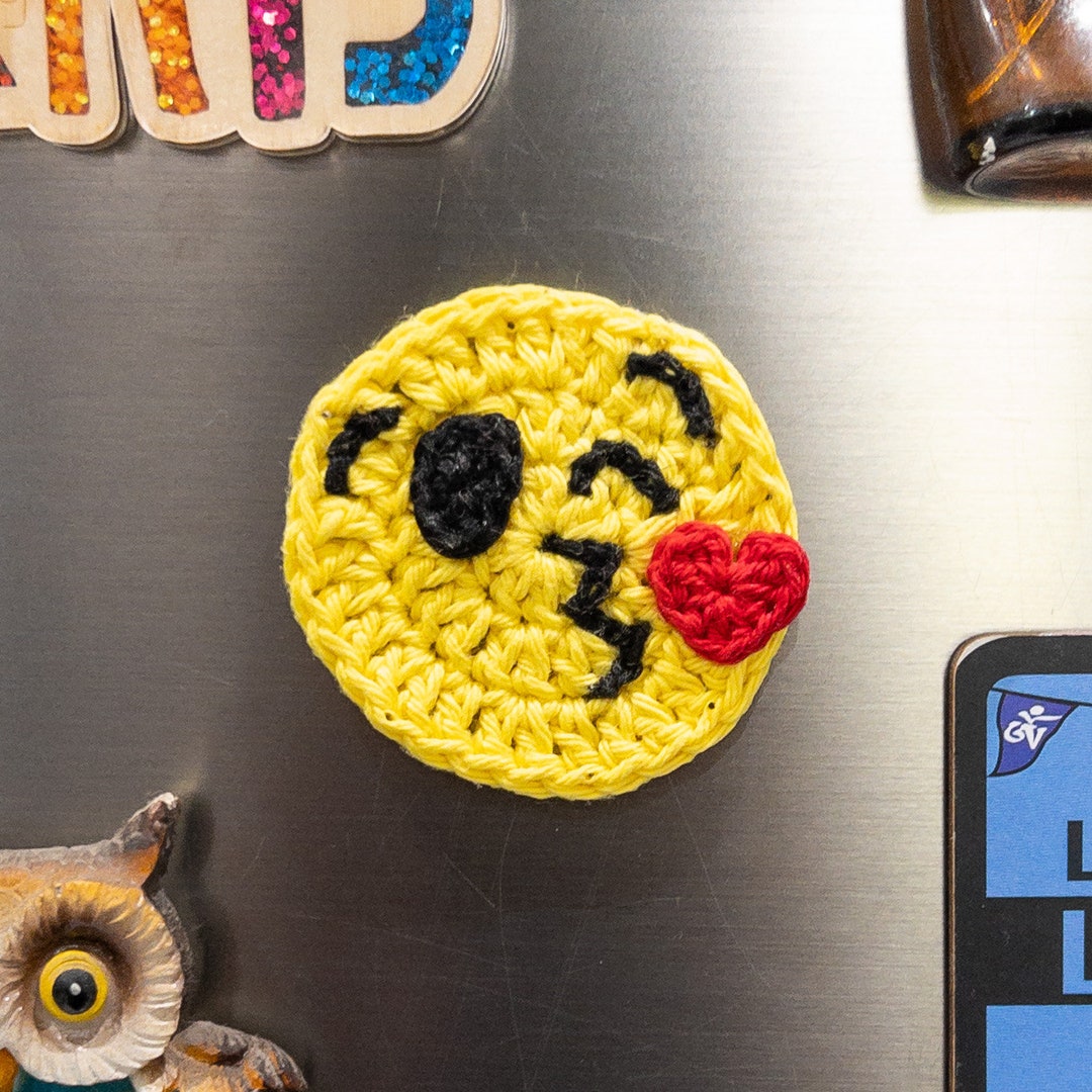 Handmade Crochet Fridge Magnet - Etsy