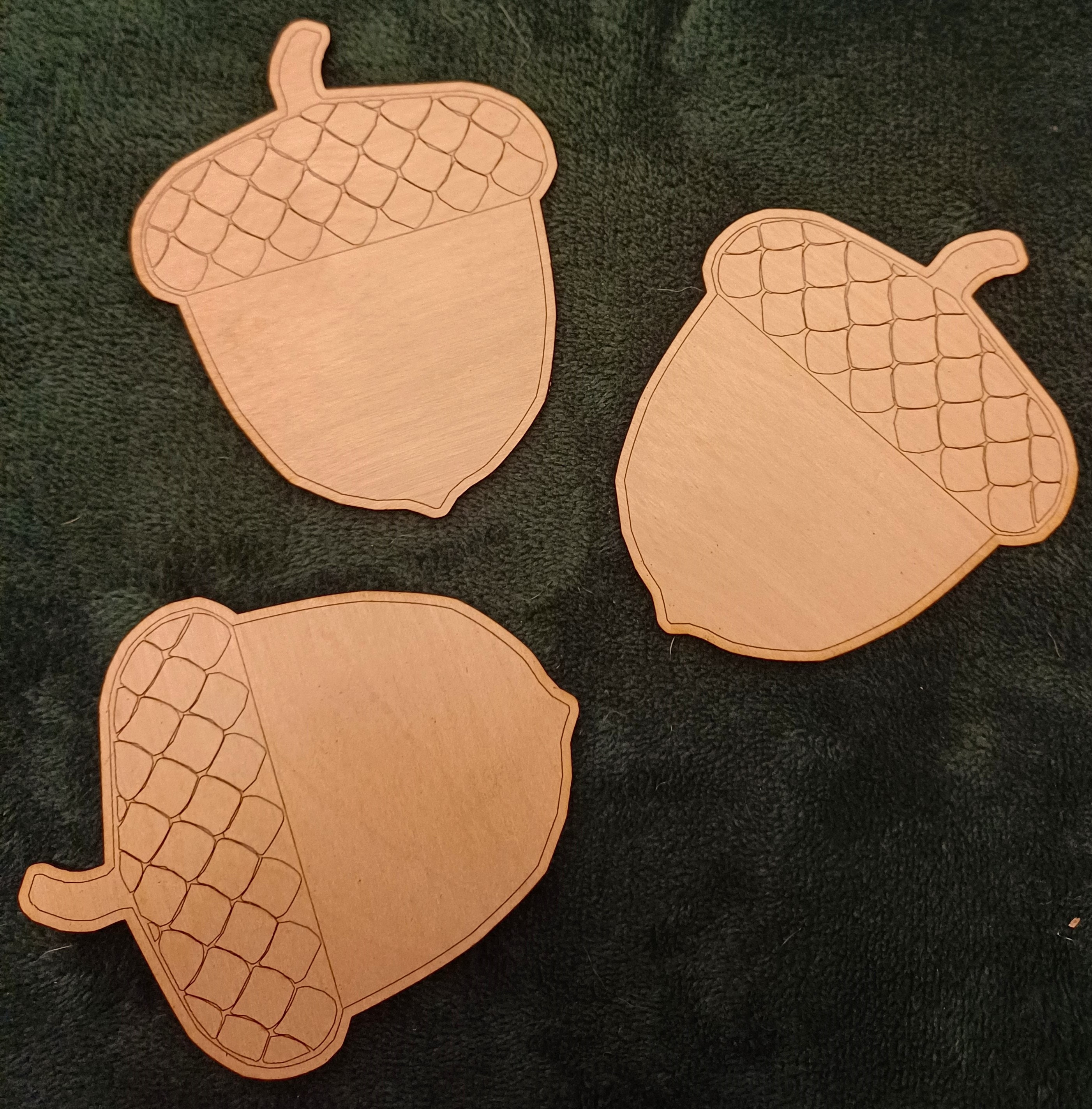 Acorn Craft Shapes - Etsy